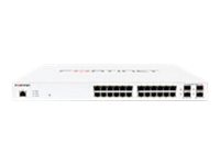 Fortinet FortiSwitch 124E-POE - switch - 24 ports - managed - rack ...