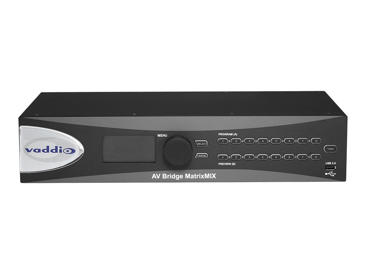 Vaddio AV Bridge MatrixMIX Production System - Includes Switcher and ...