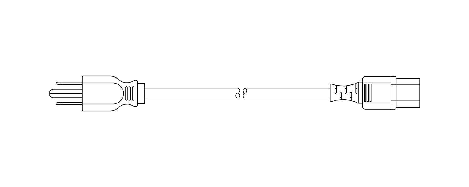 Juniper Standard Power Cord - CBL-PWR-C15M-HITEMP-US - Power Cables ...