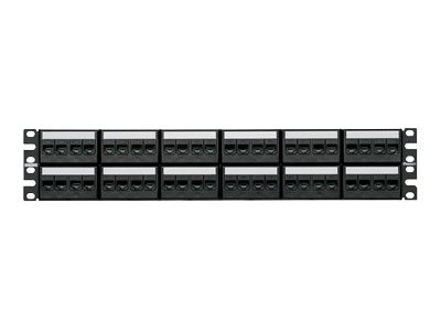 Panduit Patch Panel Kit - patch panel - 2U - 19" - CPPKL6ATG48WBL ...