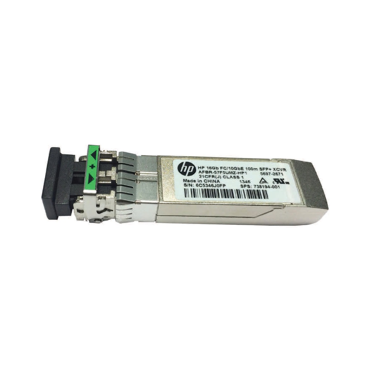 HPE B-Series - SFP+ transceiver module - 32Gb Fibre Channel (SW ...
