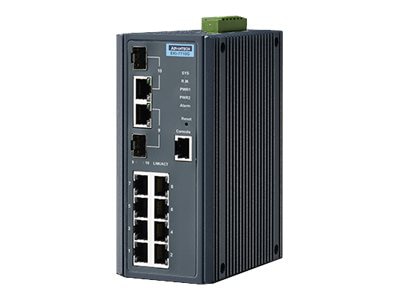Advantech EKI-7710G-2CI - switch - 10 ports - managed - EKI-7710G-2CI ...