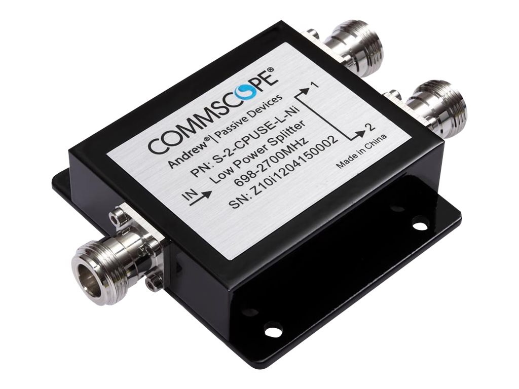 Andrew S-2-CPUSE-L-NI - RF splitter - S-2-CPUSE-L-NI - Network Antennas ...