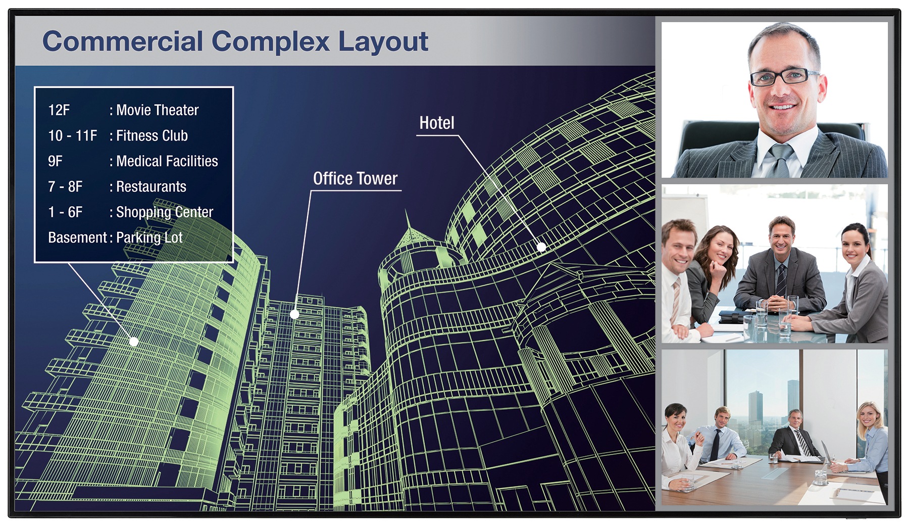 Sharp PN-UH861 86" Class Brilliant 4K UHD Commercial LCD Display - PN ...