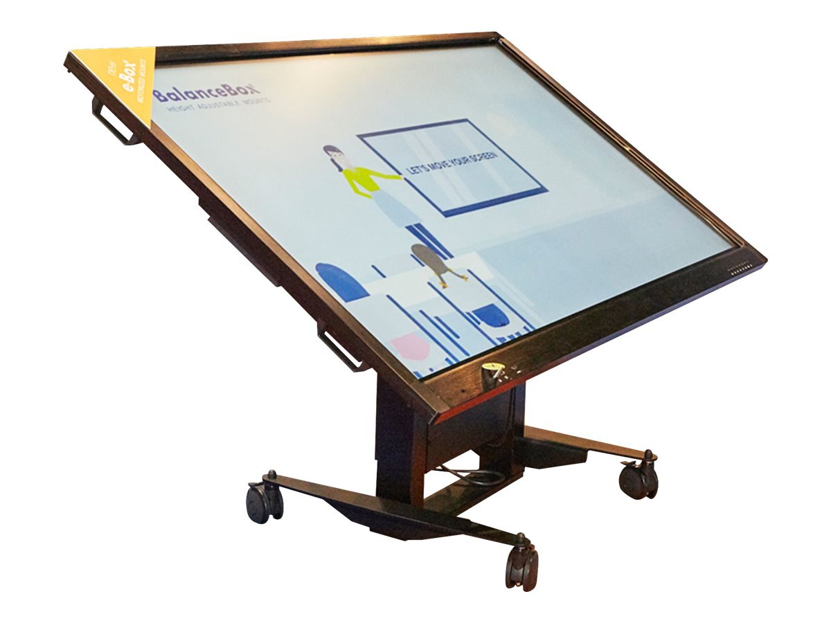QOMO e-Box Motorized Mount by Balance Box cart - for interactive flat ...