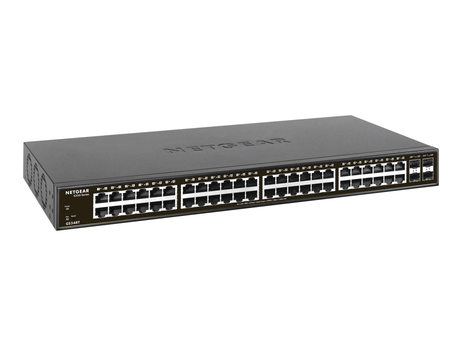 NETGEAR S350 48-Port Gigabit Smart Managed Pro Switch with 4 SFP(GS348T ...
