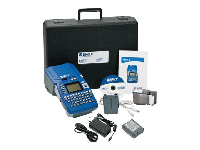 Brady BMP51 - labelmaker - B/W - thermal transfer - BMP51-KIT-AC ...