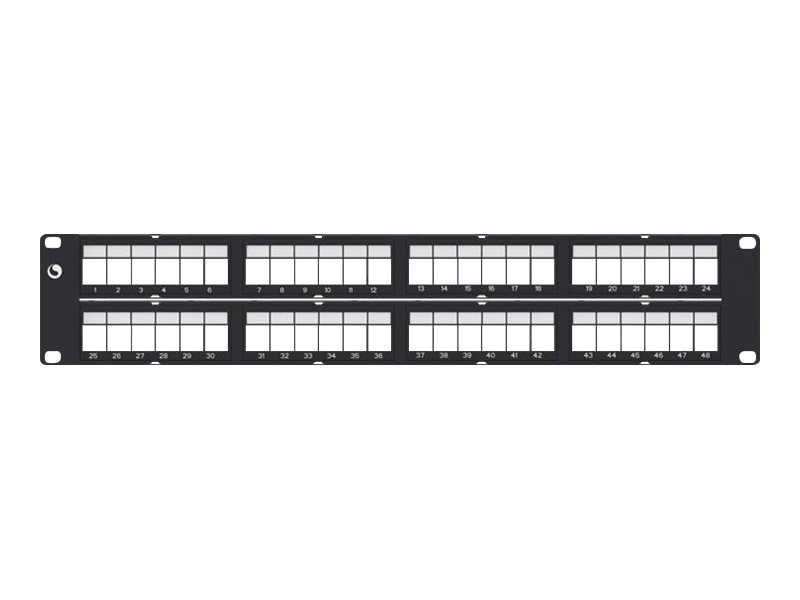 CommScope patch panel - 2U - 19" - 760237041