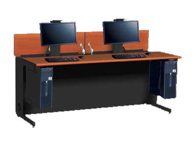 Spectrum Flex Insight - workstation - rectangular - graphite talc ...