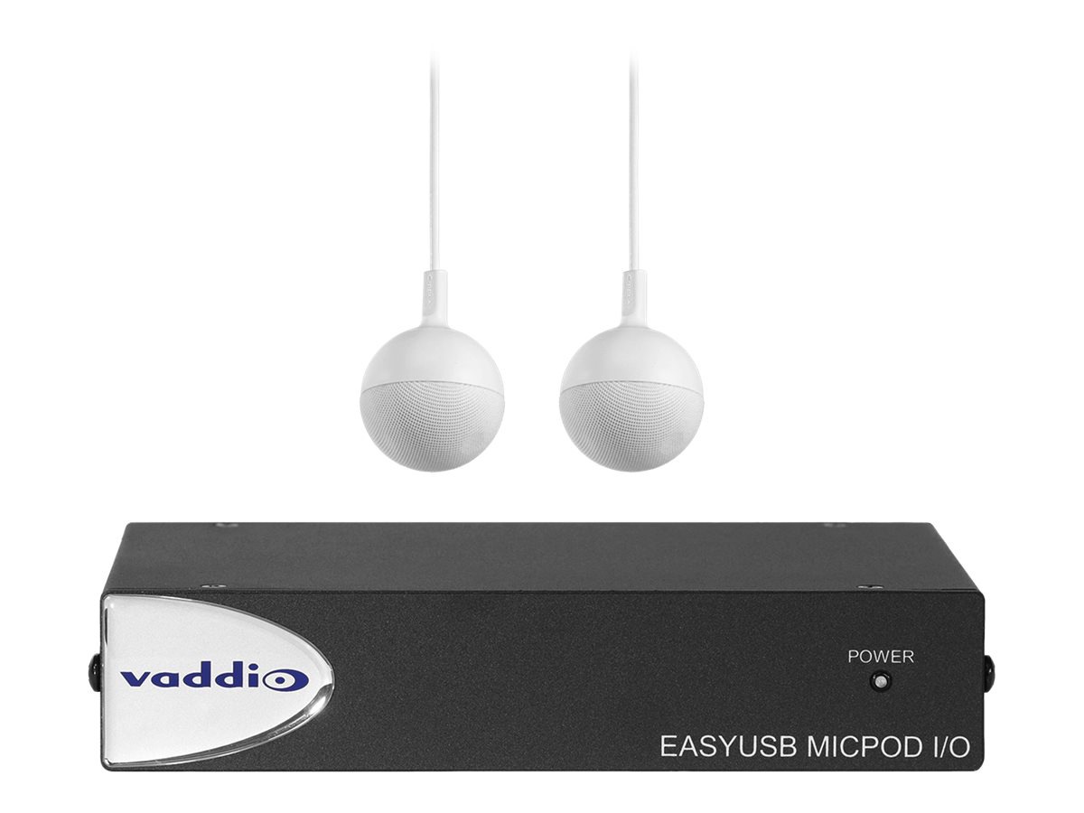 Vaddio EasyUSB USB Camera MicPOD with 2 CeilingMIC Conferencing ...