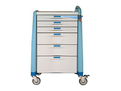 Capsa Healthcare Avalo Medical Cart cart - blue - AM10MC-EB-K-DR321 ...