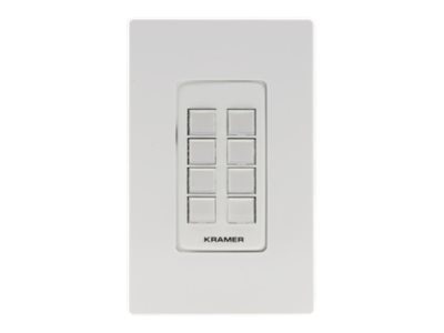 Kramer RC-308 - control panel - black, white - RC-308/US-D(W/B) - Audio ...