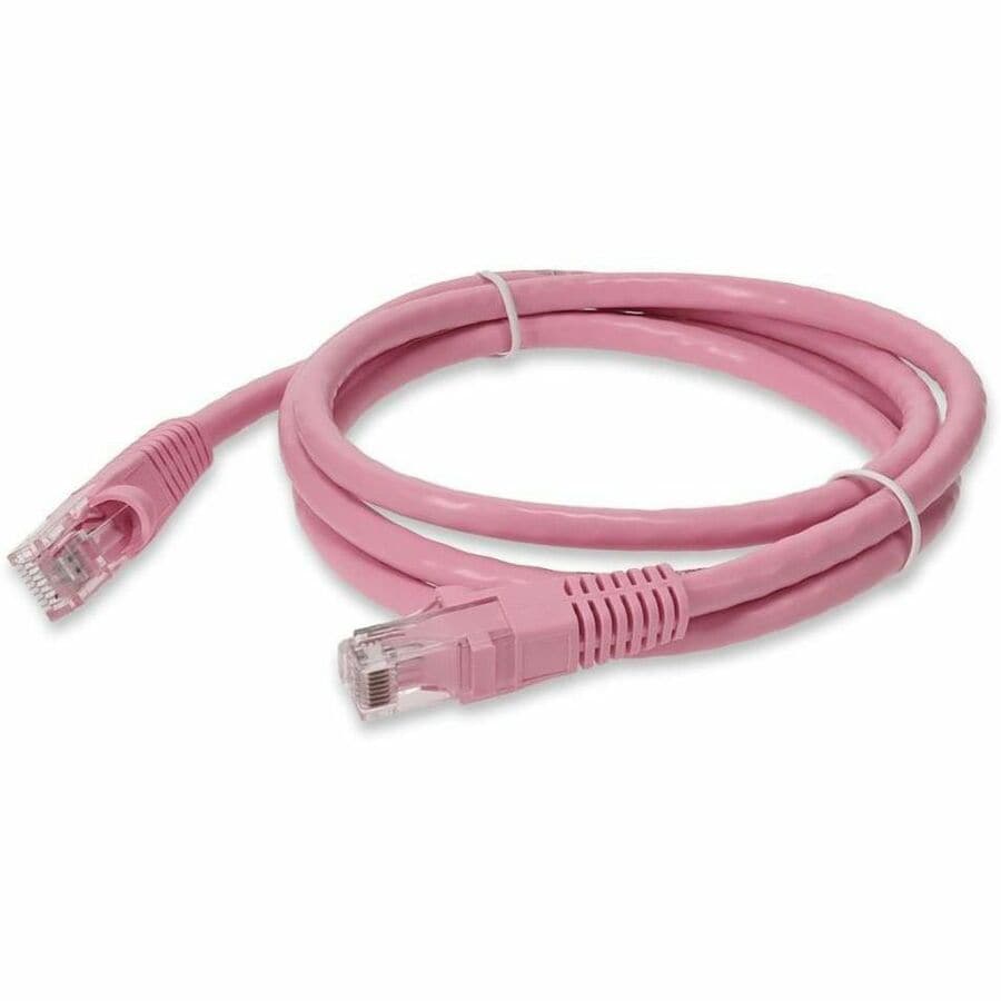 Proline 7ft Pink CAT 6 PVC Ethernet Cable Snagless Bubble Boot RJ-45 M ...