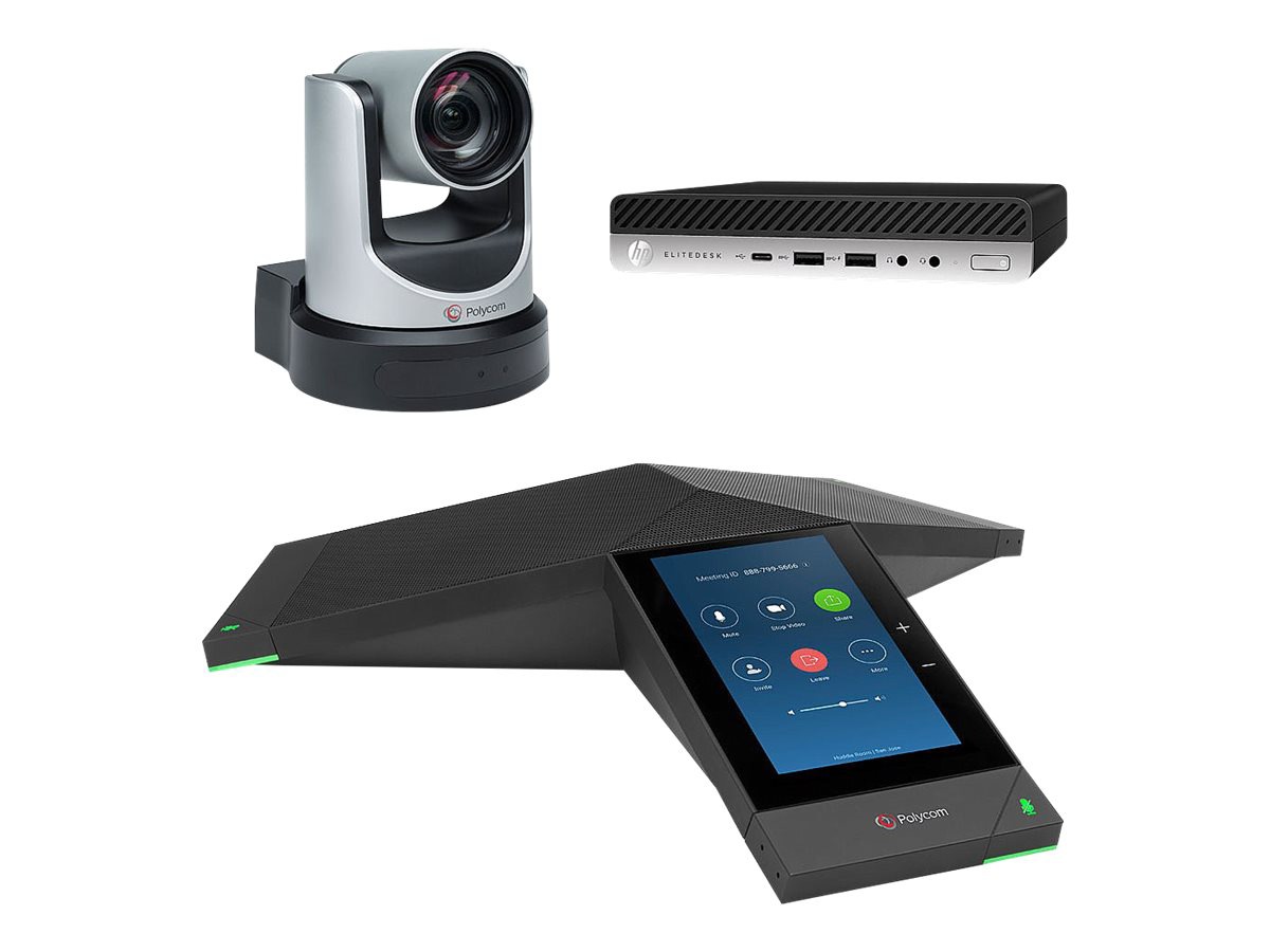 Poly Trio 8500 HP for Medium Zoom Rooms - video conferencing kit - with ...