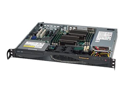 Supermicro 14.5" Mini 1U Rack Mount Chassis - CSE-512F-350B1 - Server ...