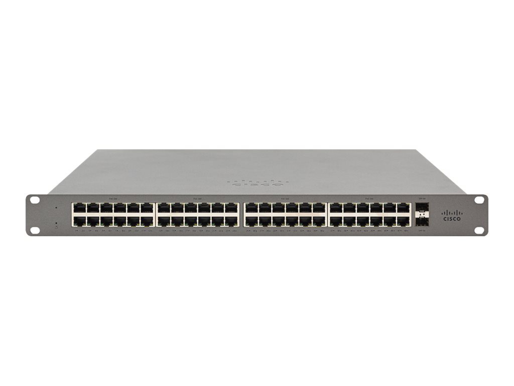 Cisco Meraki Go 48-port PoE Network Switch - GS110-48P-HW-US
