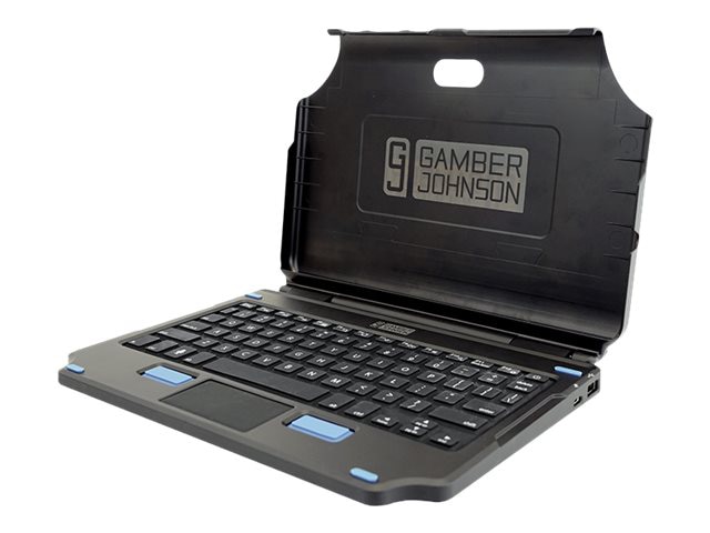 Gamber Johnson 2-in-1 - keyboard and folio case - with touchpad ...
