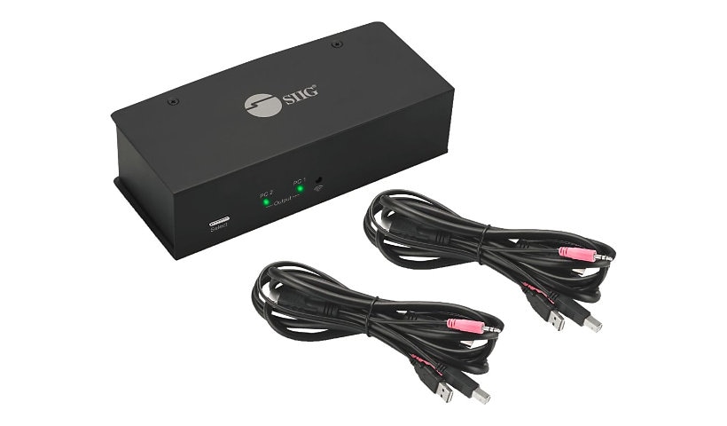 SIIG 2x1 Dual View USB HDMI KVM Switch - 4K - video/audio/USB switch ... SIIG 2x1 Dual View USB HDMI KVM Switch - 4K - video/audio/USB switch ...