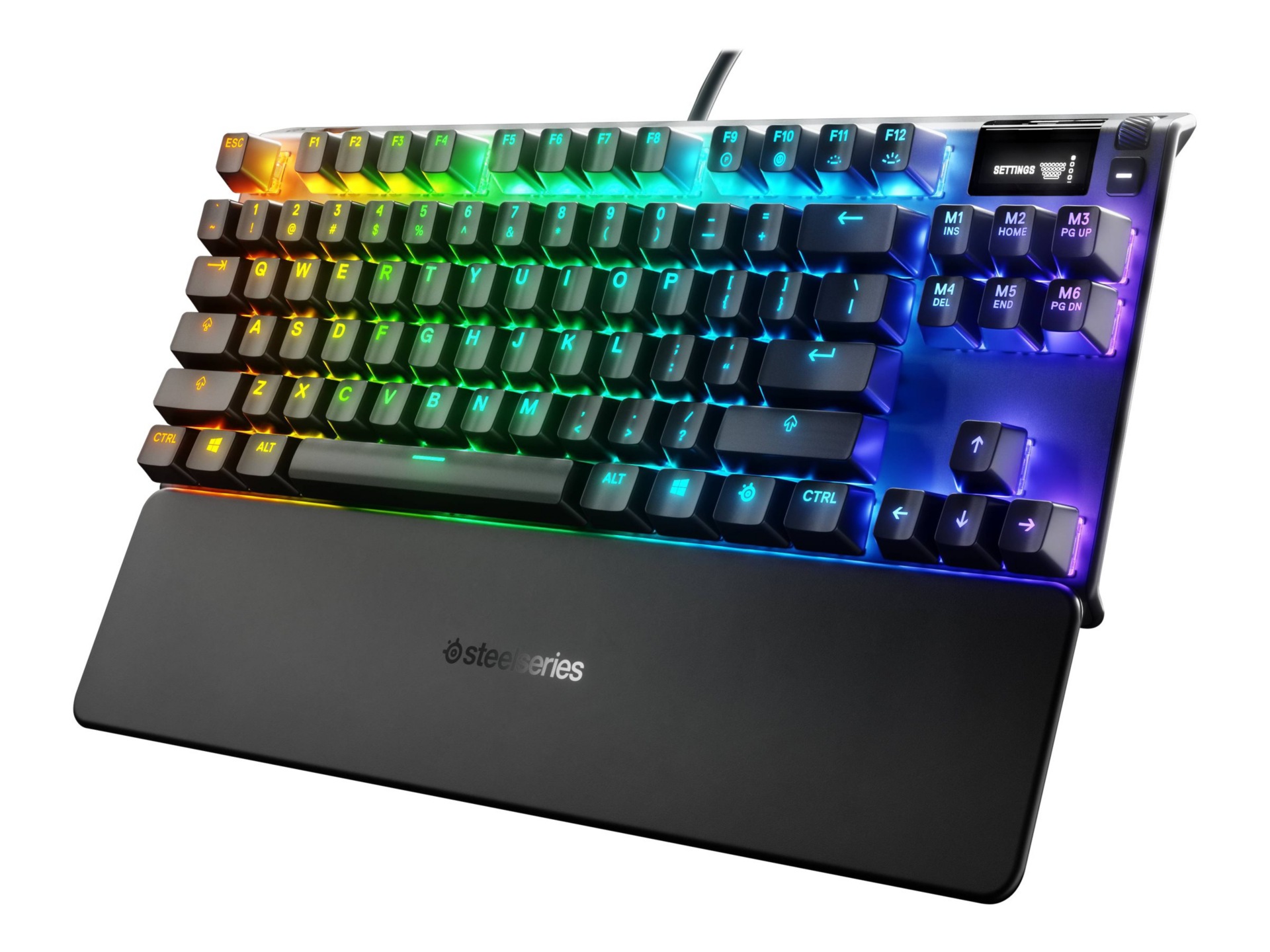 SteelSeries Apex Pro TKL - keyboard - with display - QWERTY Input ...