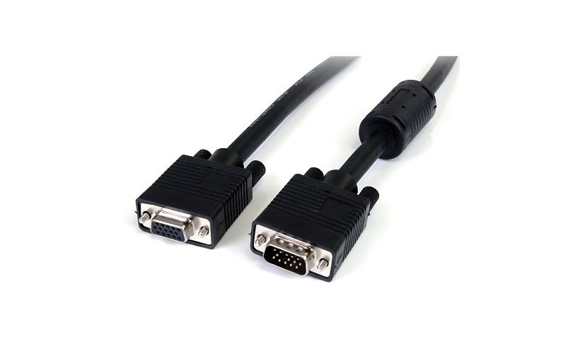 StarTech.com 15 ft Coax VGA Monitor Extension Cable - HD15 M/F ... StarTech.com 15 ft Coax VGA Monitor Extension Cable - HD15 M/F ...