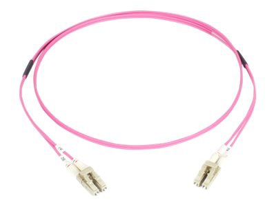 Black Box Connect patch cable - 15 m - erika violet - FOM4-015M-LCLC ...