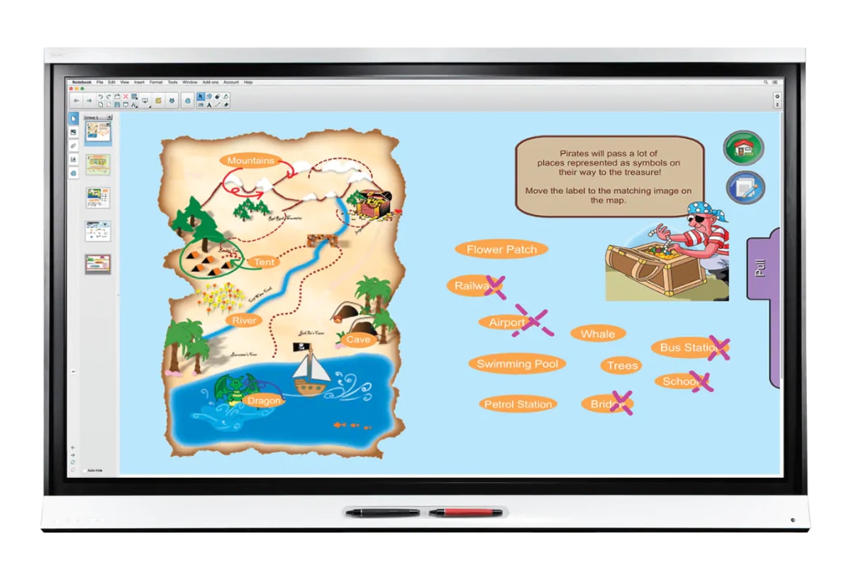 Teq SMART Board 6065 65" Interactive Display with kapp iQ - 5-Year ...