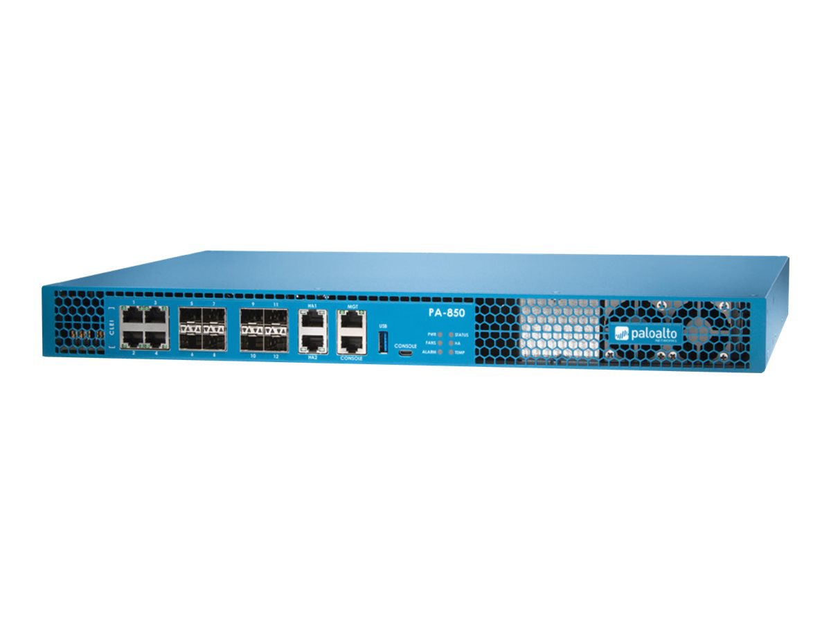 Palo Alto Networks PA-850 - security appliance - Zero Touch ...