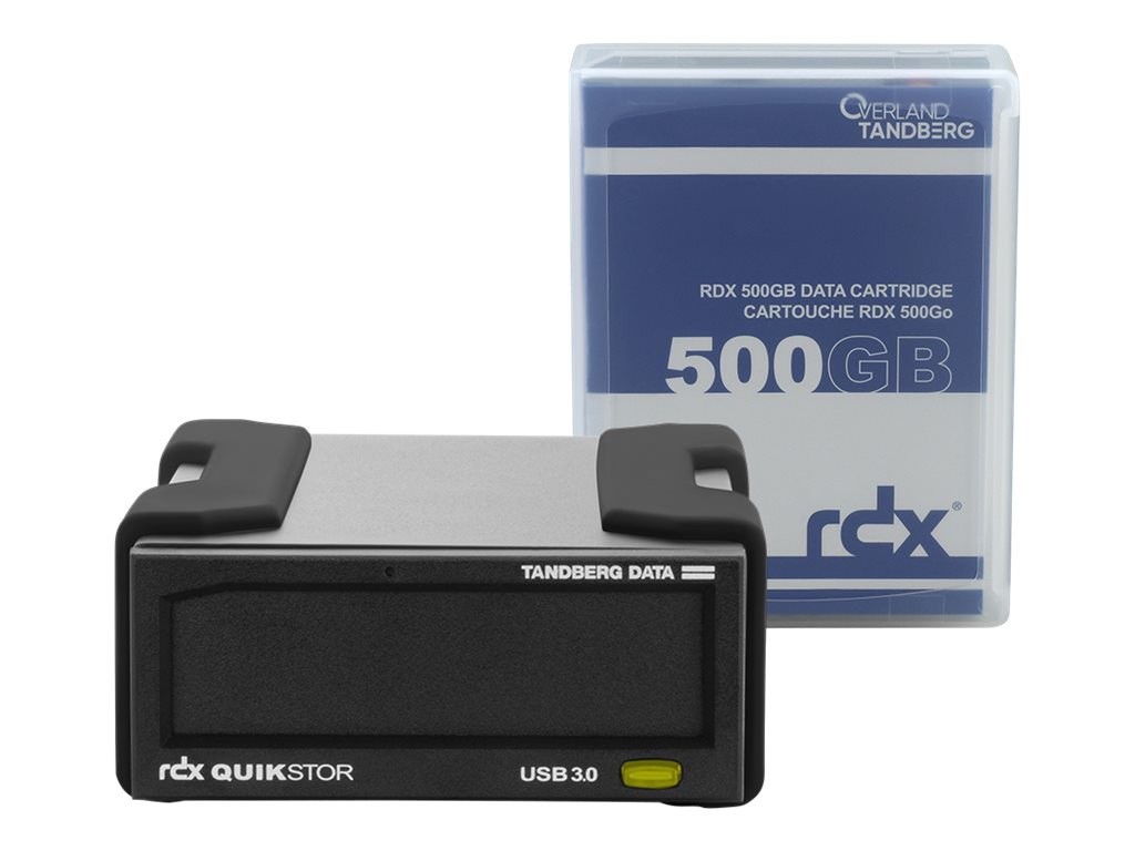 Overland Tandberg RDX QuikStor - RDX drive - SuperSpeed USB 3.0 ...