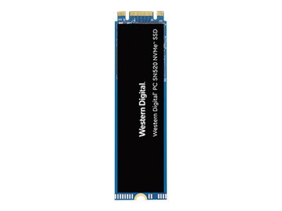 WD PC SN520 NVMe SSD - SSD - 256 GB - PCIe 3.0 x2 (NVMe) - SDAPNUW-256G