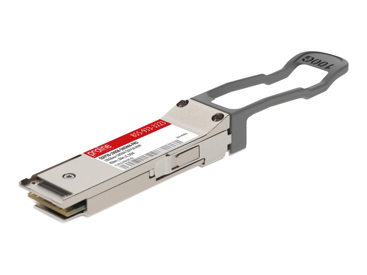 Proline - QSFP28 transceiver module - 100 Gigabit Ethernet - TAA ...