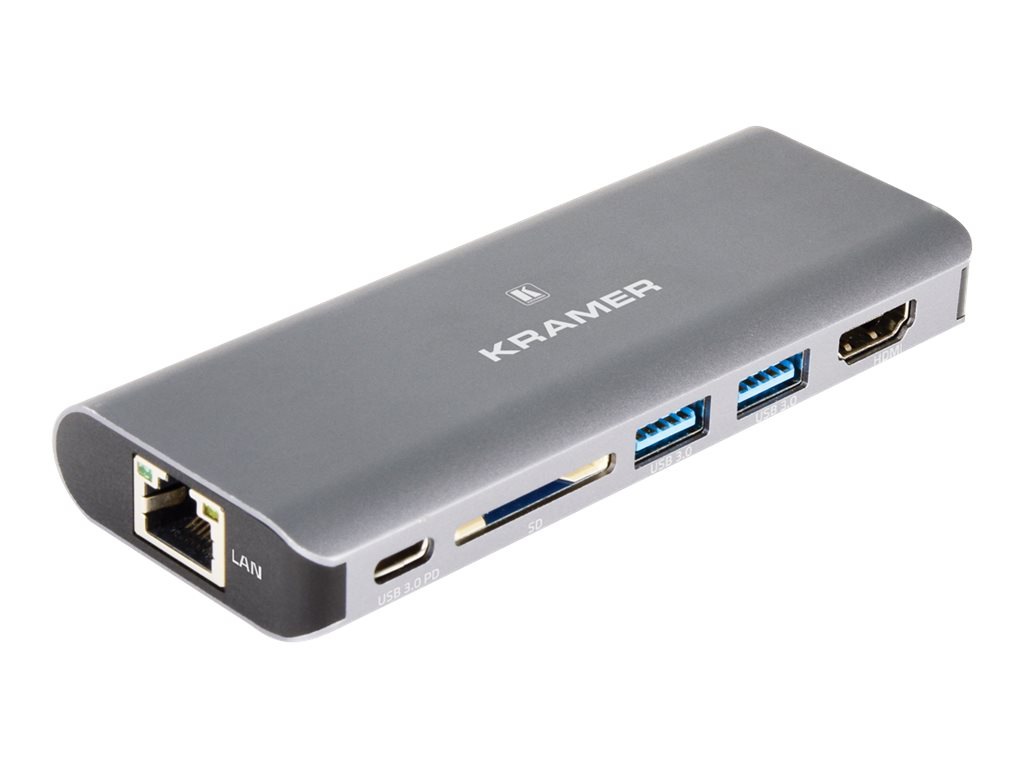 Kramer - docking station - USB-C - HDMI - GigE - KDOCK-2