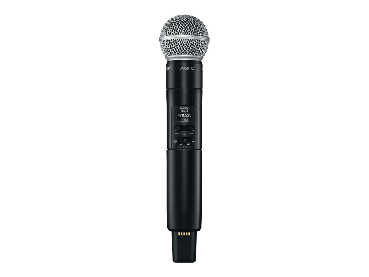 Shure SLXD2/SM58 - G58 Band - wireless microphone - SLXD2 SM58-G58