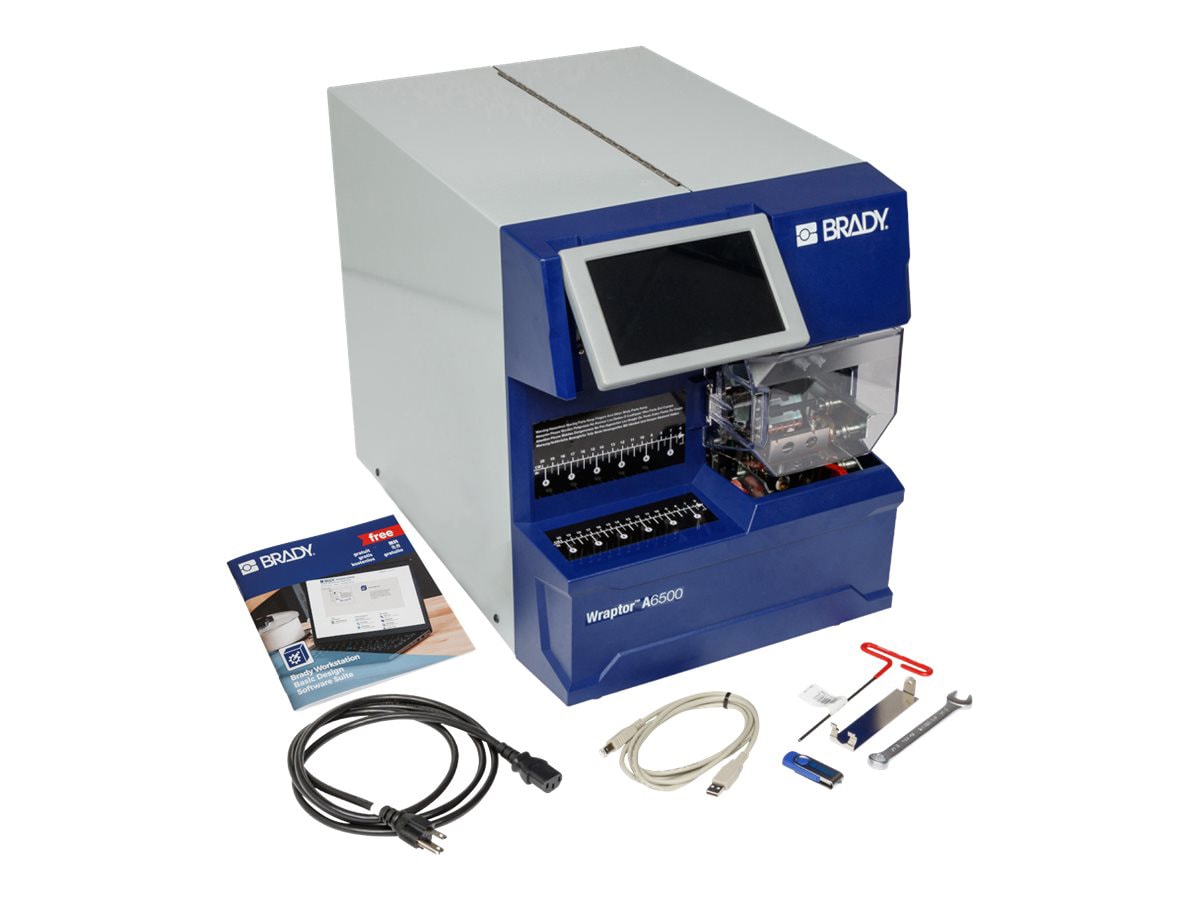 Brady Wraptor A6500 - label printer - B/W - thermal transfer ...