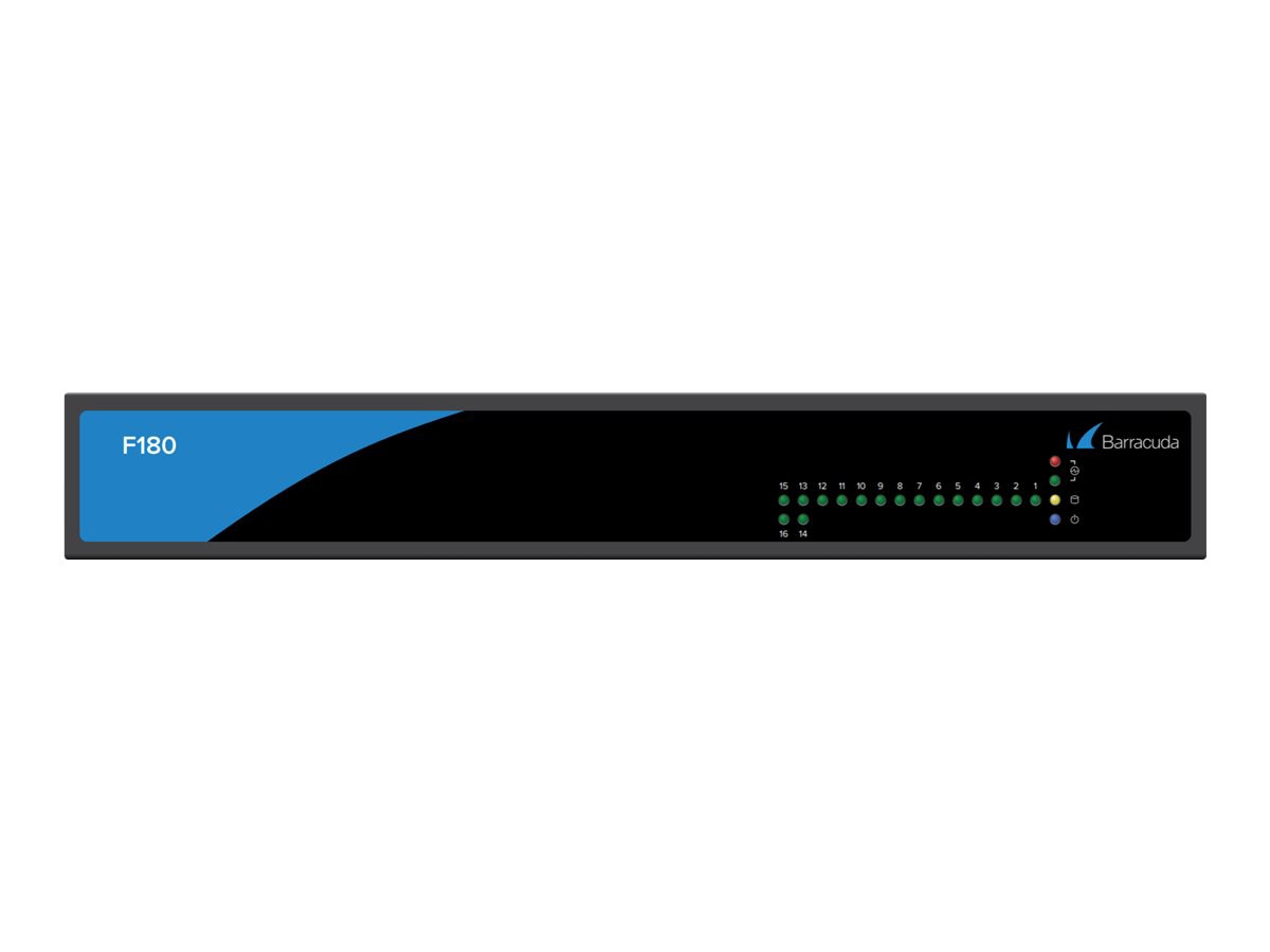 Barracuda CloudGen Firewall F-Series F180B - firewall - Wi-Fi ...