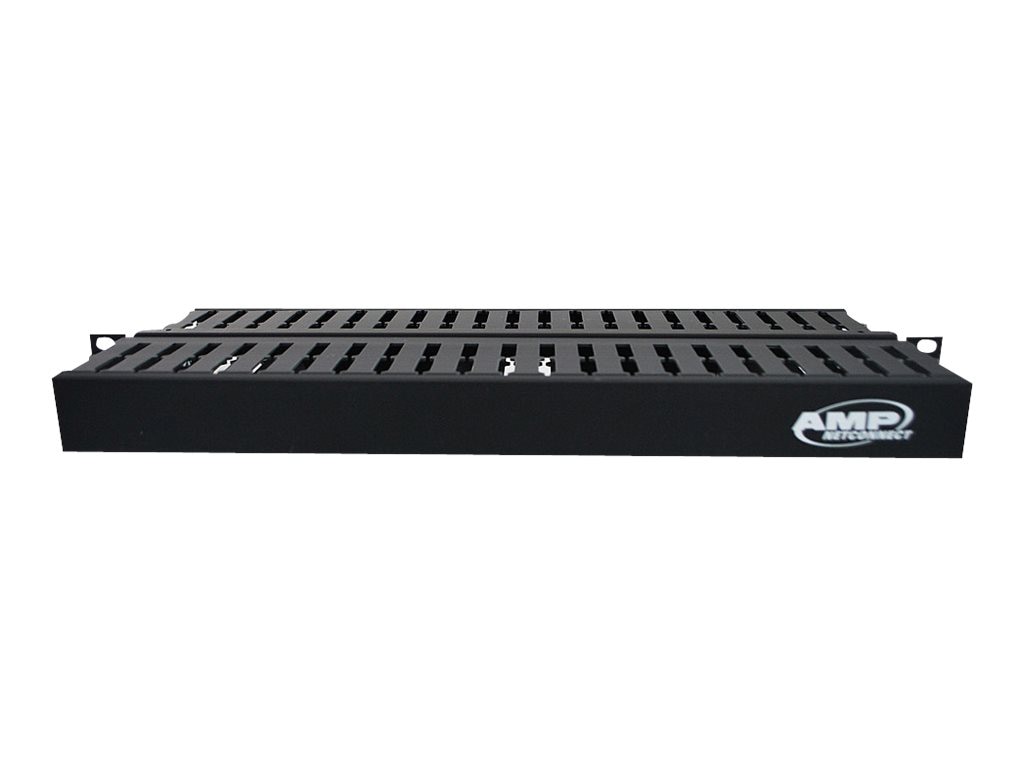CommScope NETCONNECT - rack cable management panel (horizontal) - 1U ...