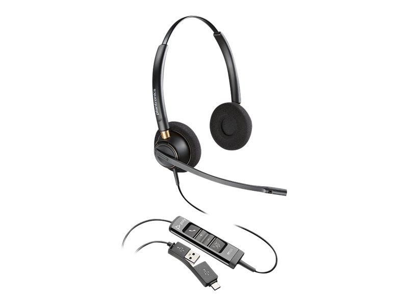 Poly EncorePro 525 - headset - 218274-01 - Wired Headsets - CDW.com