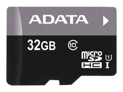 ADATA Premier - flash memory card - 32 GB - microSDHC UHS-I - AUSDH32GUICL10A1-RA1 - Memory ...
