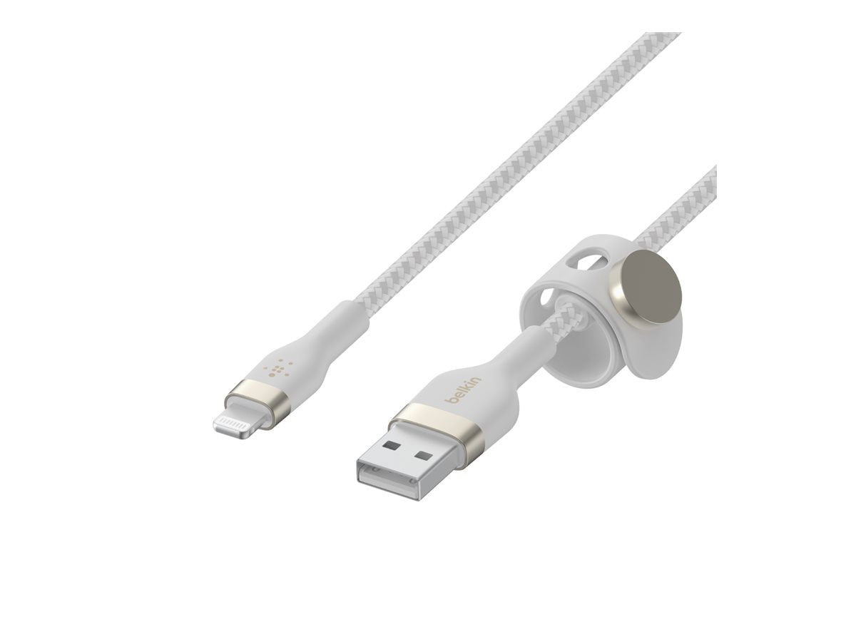 Belkin 12W USB-A to Lightning Cable - 480 Mbps - Silicone, Braided - M ...