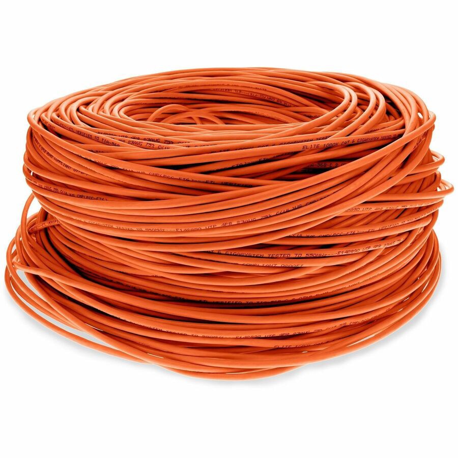 Proline 1000ft Non-Terminated Orange CAT 6 Shielded PVC Solid Bulk ...