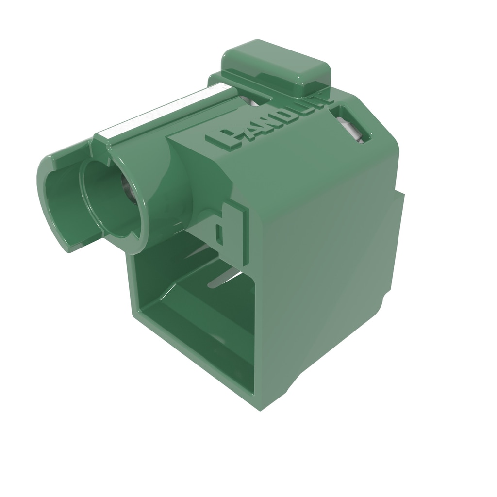 Panduit Recessed, Lock-In Devices, Green - PSL-DCPLRE-GR - Cable ...