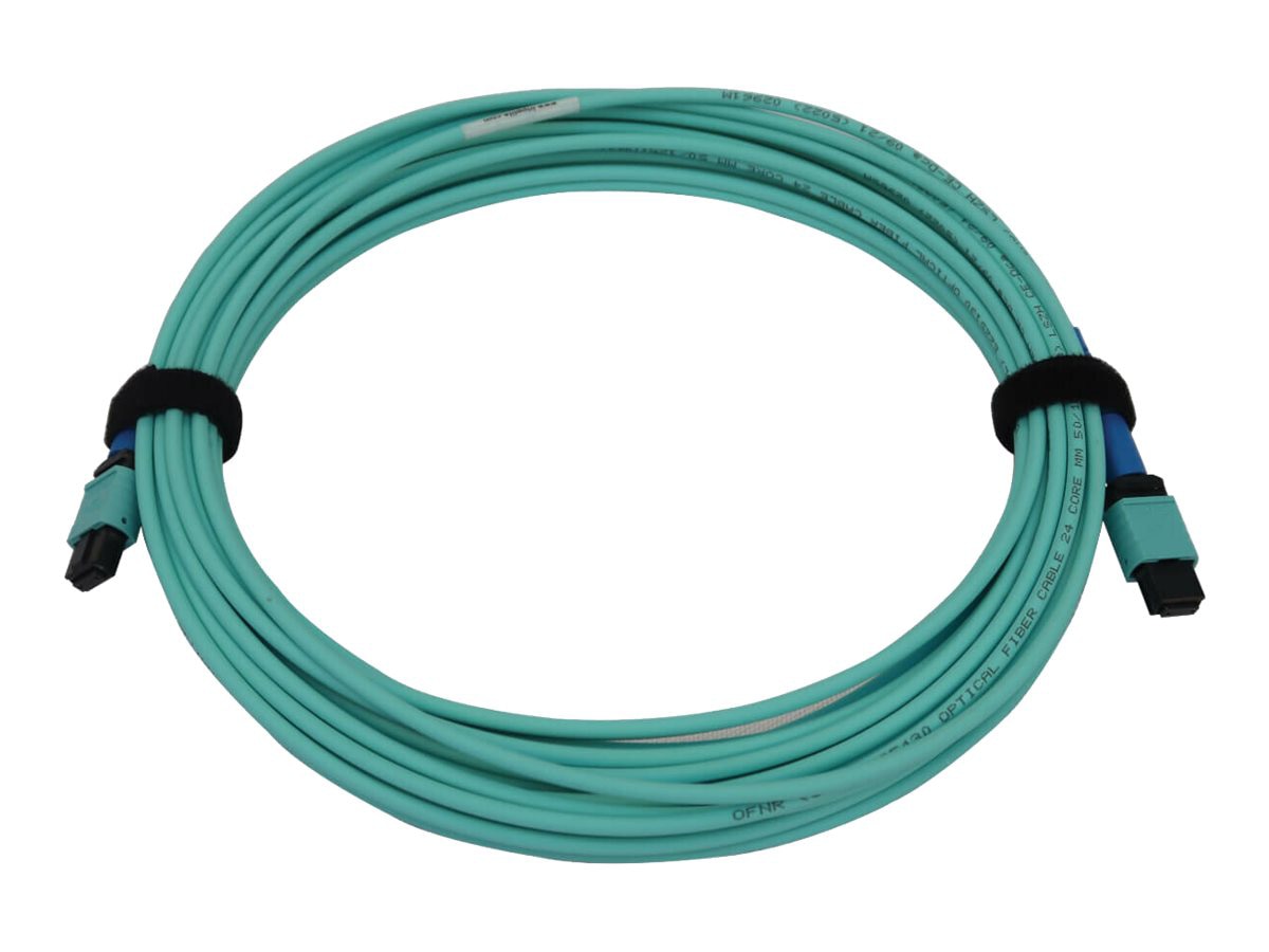 Tripp Lite 40/100/400G Multimode 50/125 OM3 Fiber Optic Cable (24F MTP ...