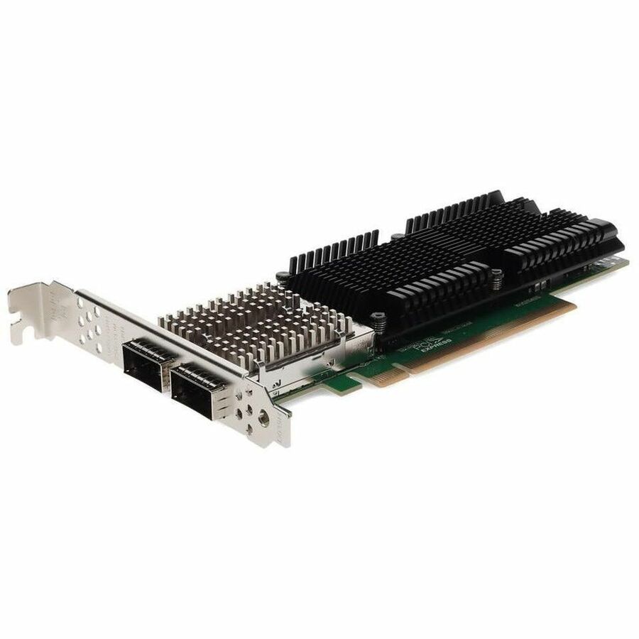 Proline 100Gbs Dual Open QSFP28 Port PCIe 4.0 x16 Network Interface ...