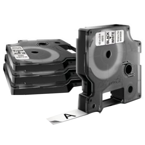 DYMO D1 Standard - label tape - 4 cassette(s) - - 2025518 - Paper ...