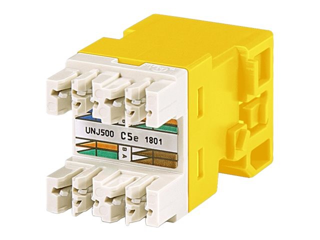 CommScope UNJ Series modular insert - without dust cover - UNJ500-YL ...
