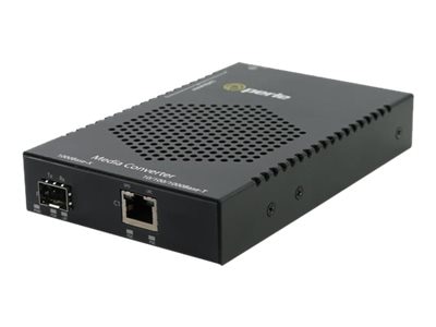 Perle S-1110HP-SFP - fiber media converter - 10Mb LAN, 100Mb LAN, 1GbE ...