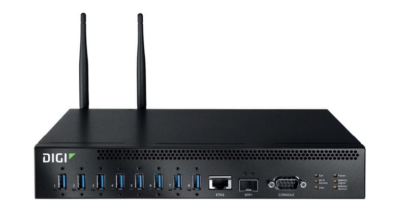 Digi AnywhereUSB 8 Plus Hub with Wi-Fi - AW08-W300