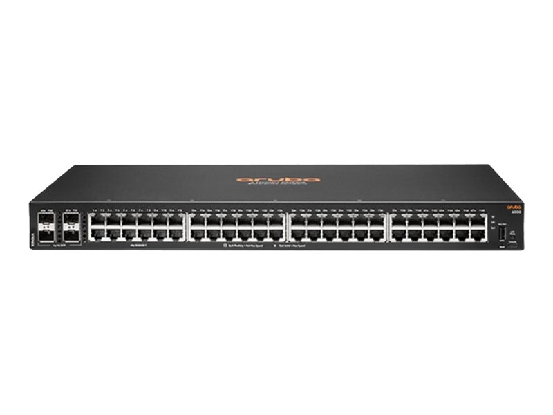 HPE Aruba 6000 48G 4SFP Switch - switch - 48 ports - managed - rack ...