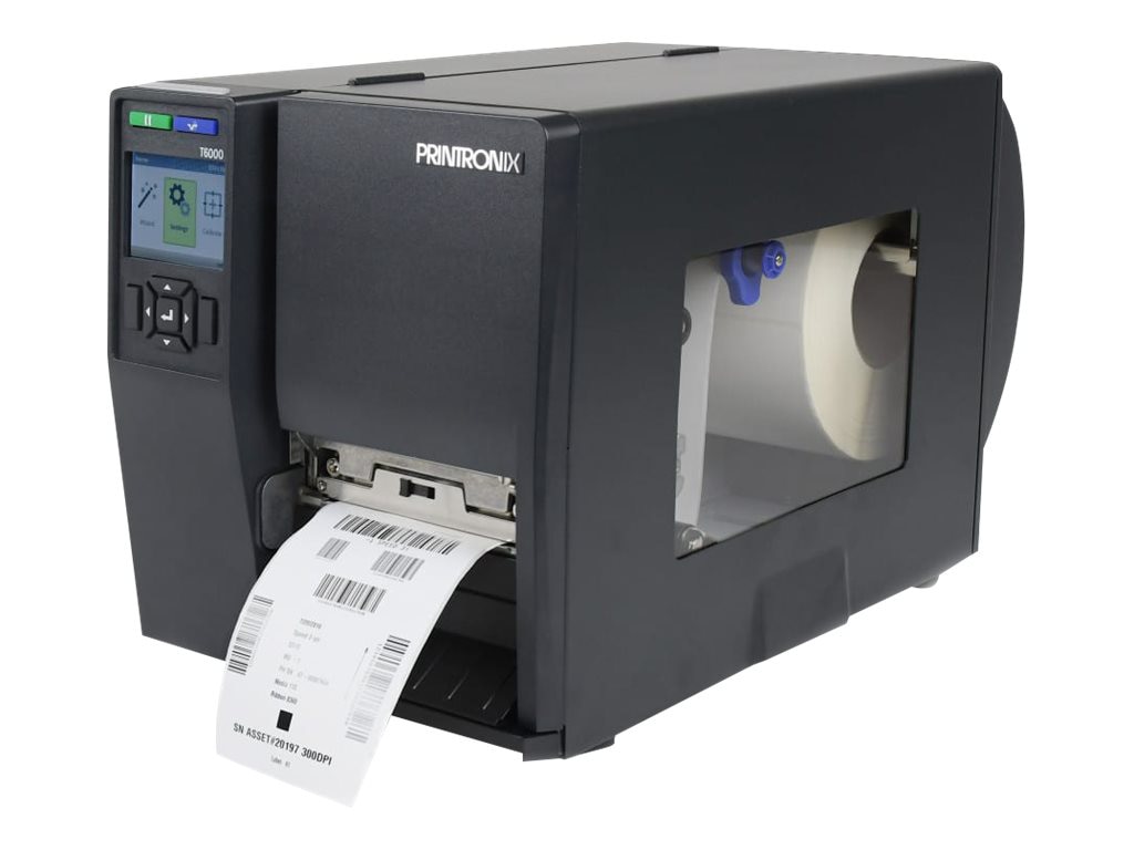 Printronix Auto ID T6304E - label printer - B/W - direct thermal / thermal transfer - T6E3X4 ...