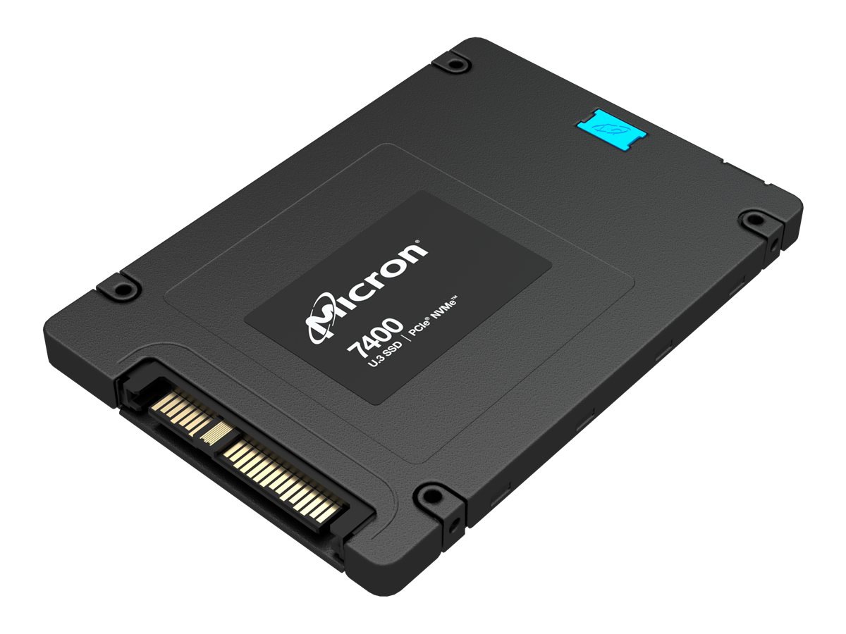 Micron 7400 MAX - SSD - 800 GB - U.3 PCIe 4.0 (NVMe) - MTFDKCB800TFC ...