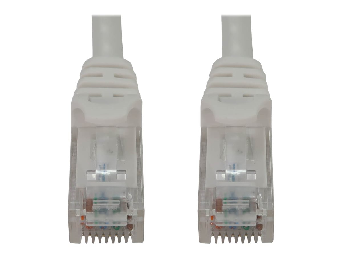 Eaton Tripp Lite Series Cat6a 10G Snagless Molded UTP Ethernet Cable (RJ45 M/M), PoE, White, 25 ...